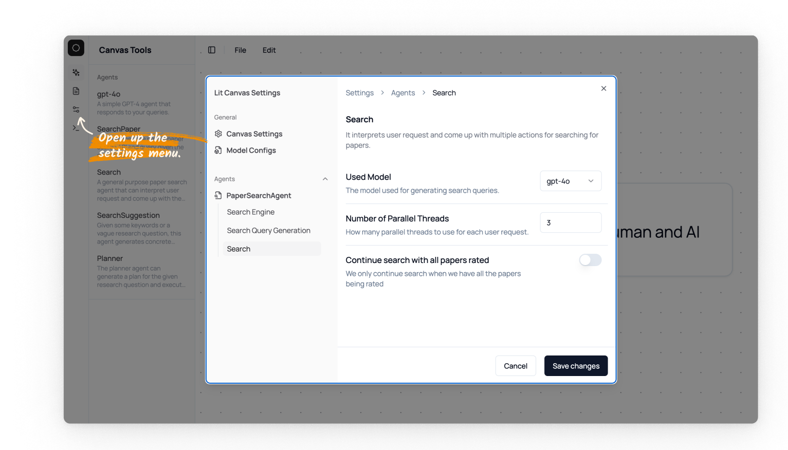 Configuring Agents | Lit Canvas